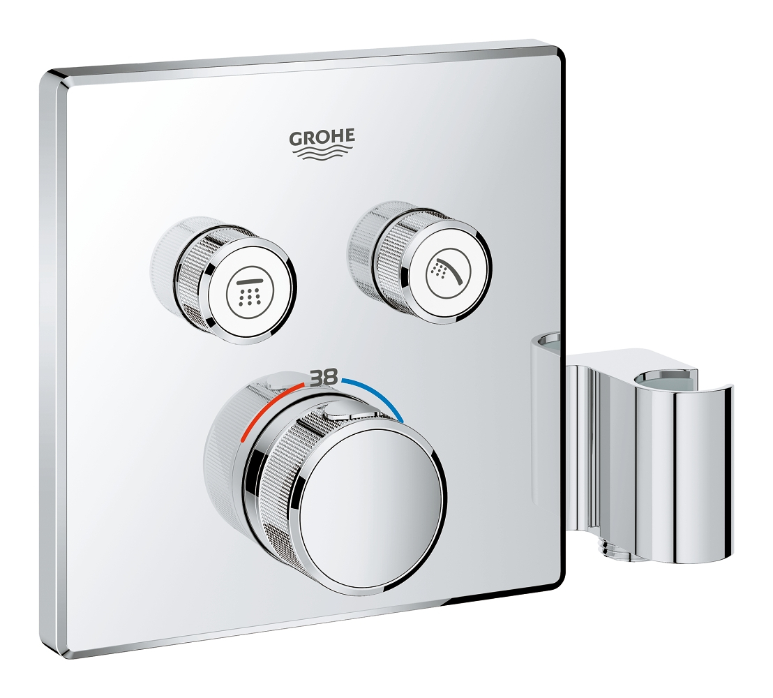 Grohe Grohtherm SmartControl Thermostat 2 Absperrventile chrom 29125000 ...