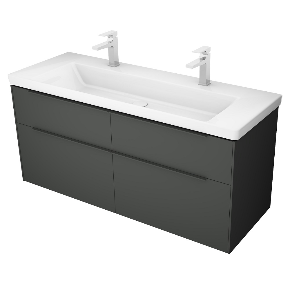 Doppelwaschtisch 130 Cm Mit Unterschrank