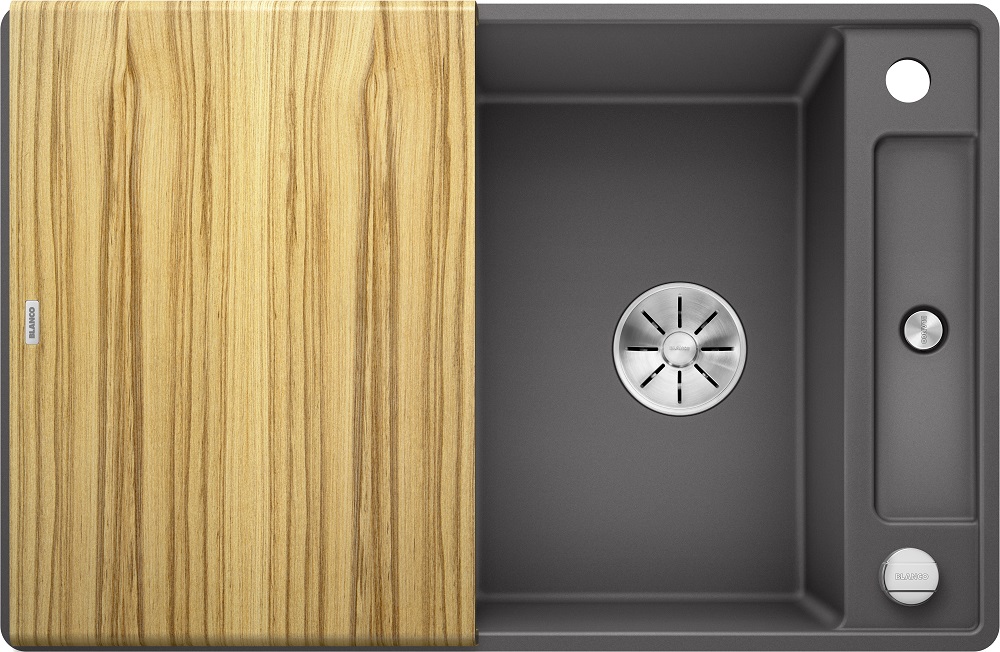 Blanco Axia III 45 S-F Granitspüle flächenbündig, drehbar, anthrazit | BÄDERMAXX · Ihr ...