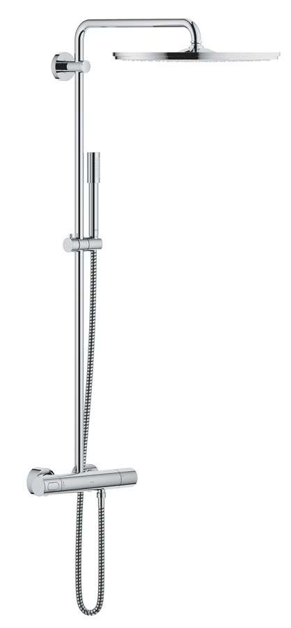 Grohe Rainshower® System 400 Duschsystem mit Thermostatbatterie für die ...
