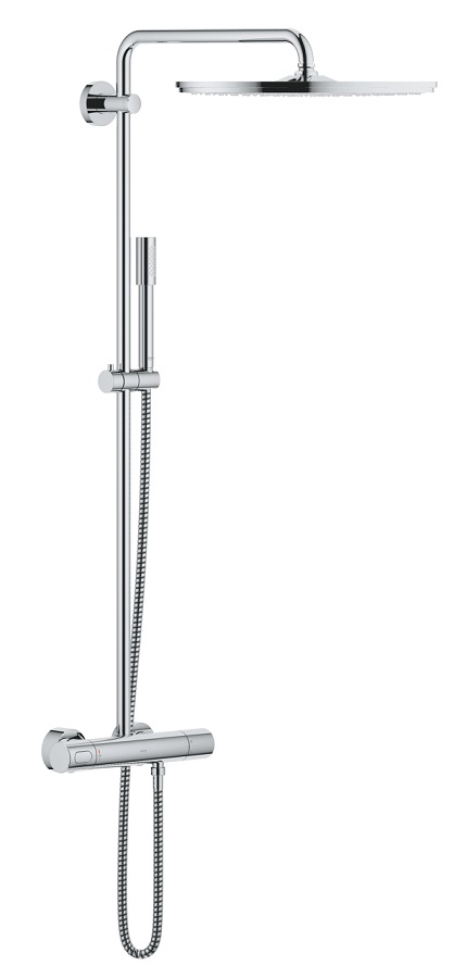 Grohe Rainshower® System 400 Duschsystem mit Thermostatbatterie, chrom ...