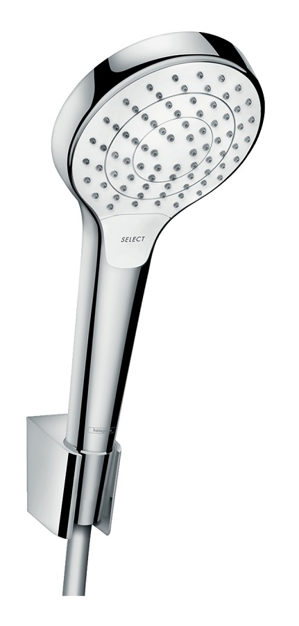 Hansgrohe Croma Select S Vario Porter Set 1,25m, weiß/chrom